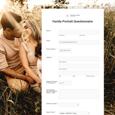 Maternity Session Questionnaire | Lightfolio